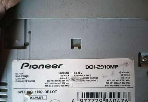 Магнитола pioneer deh-2910мр