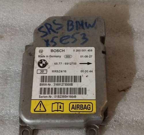 Блок управления air bag bmw x5 e53