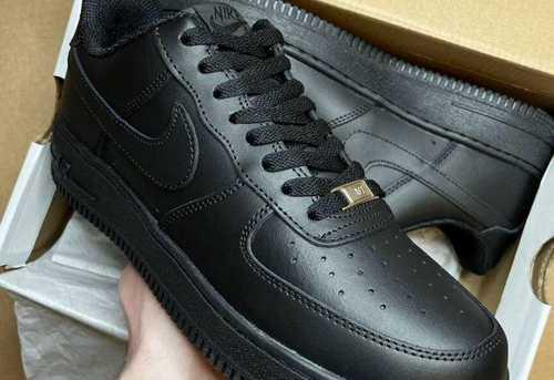 Кроссовки Nike air force 1(черные)