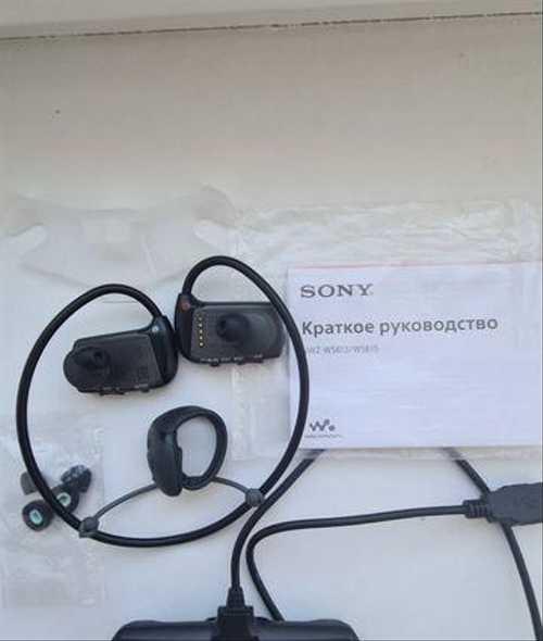 Плеер наушники sony nwz-ws613