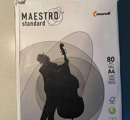 Бумага a4 maestro