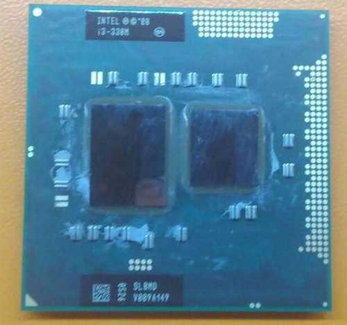 Slbmd Core i3-330M 2 ядра 2,13GHz Socket G1