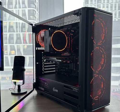 Игровой пк, Ryzen 7 2700, GTX 1050 Ti, 16гб RAM