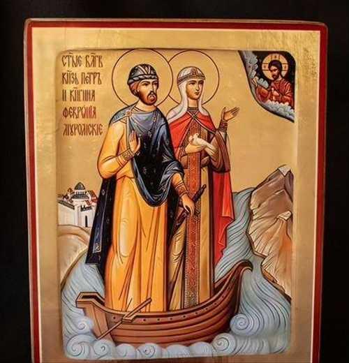 Икона Святых Петра и Февронии Муромских