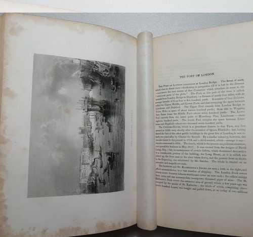 1842 год. Порты Гавани Водоёмы Пейзажи. 2в1