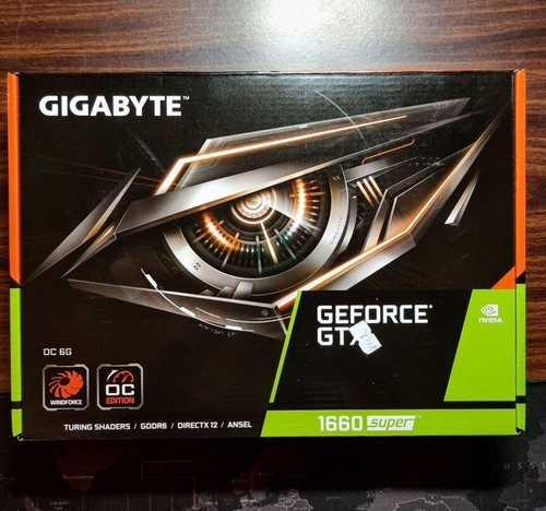 Игровая видеокарта gigabyte GTX 1660 super