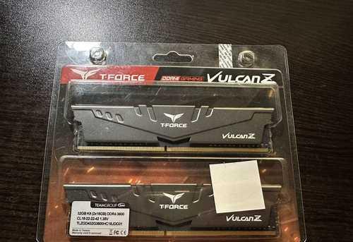 16GB (2) DDR4 3600 CL18 Team б/у