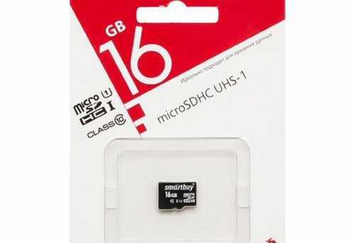 Карта MicroSD SmartBuy Сlass 10 на 16GB