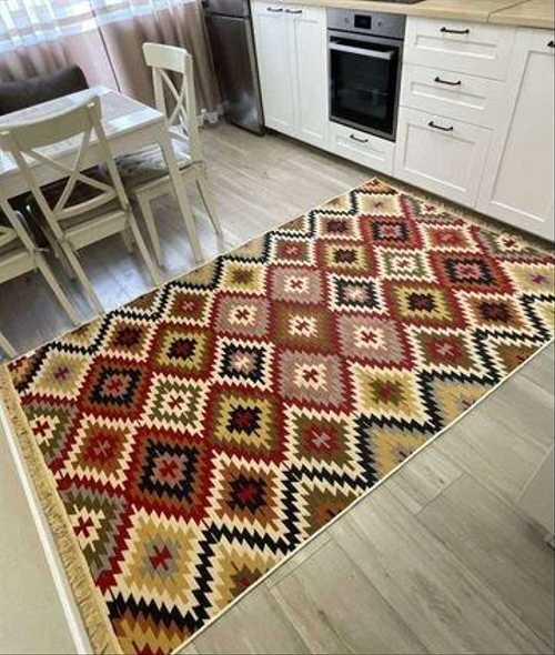 Ковер безворсовый хлопковый килим палас новый