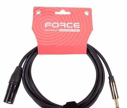 Force FLC-13/2 - аудио шнур, стерео джек, 1/4 - X