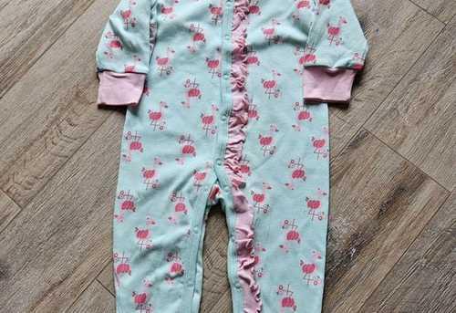 Пижама (комбинезон) для девочки 80 размер