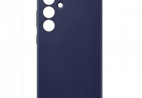 Силиконовый чехол для Samsung Galaxy S24 синий