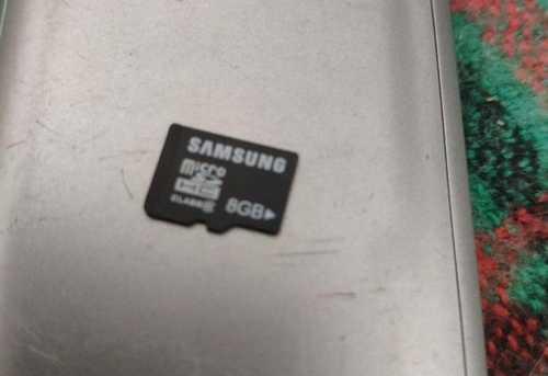 Карта памяти micro sd 8gb Samsung