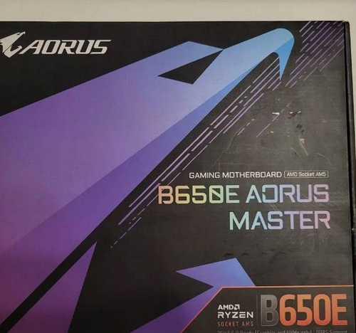 Материнская плата Gigabyte B650E Aorus Master