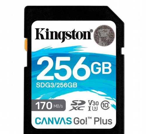 Карта памяти Kingston sdxc 256GB Canvas Go Plus UH