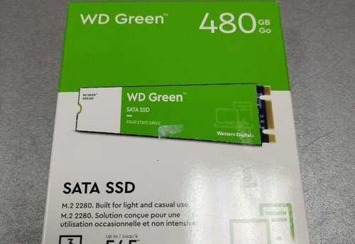 SSD 480Gb M.2 2280 Western Digital WD Green SATA