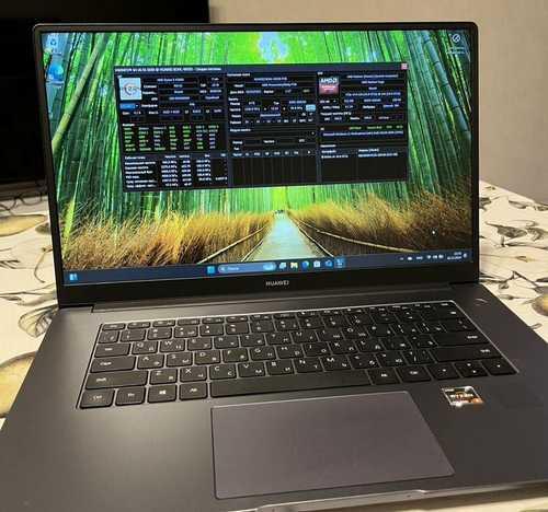 Ноутбук huawei matebook d15 ryzen 5 4500u/8/512