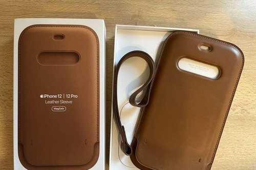 Чехол iPhone 12/12Pro Leather Sleeve
