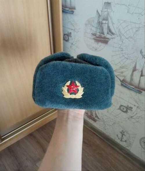 Шапка ушанка солдатская СССР