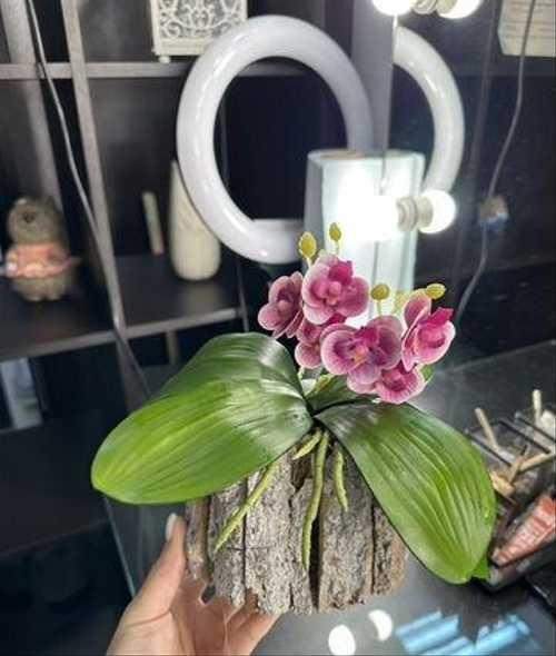 Искусственный цветок орхидея
