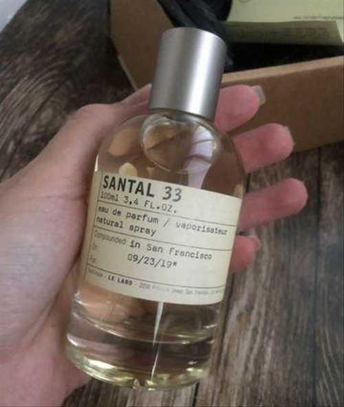 Парфюмерия оригинал le labo santal 33