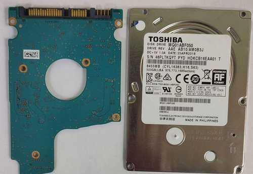 Плата от Жесткий диск на 500 гб Toshiba MQ01ABF050