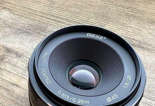 Meike 25mm 1.8 f-mount