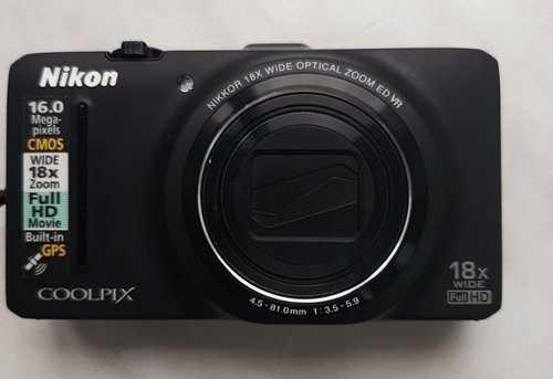 Цифровая фотокамера Nikon coolpix S9300