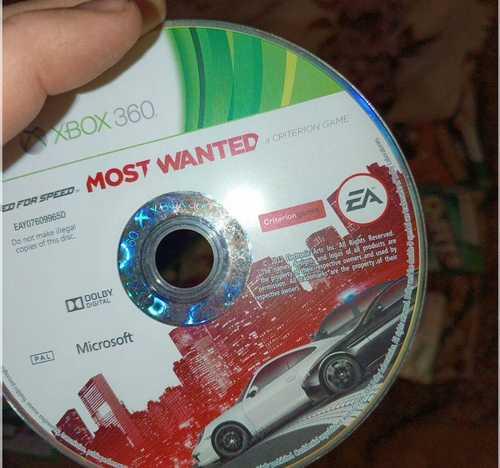 Лицензионный диск NFS most wanted (2012)