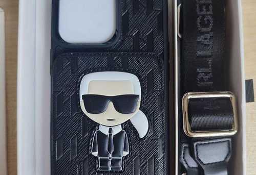 Чехол c ремешком Karl Lagerfeld на iPhone 13 Pro