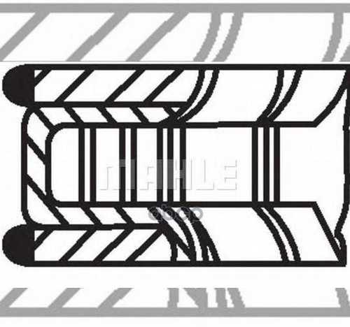 Кольца поршневые BMW 1.6/1.8 N42/N45/N46 03- STD