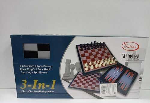 Игра 3в1 (шашки, шахматы, нарды) (3882)
