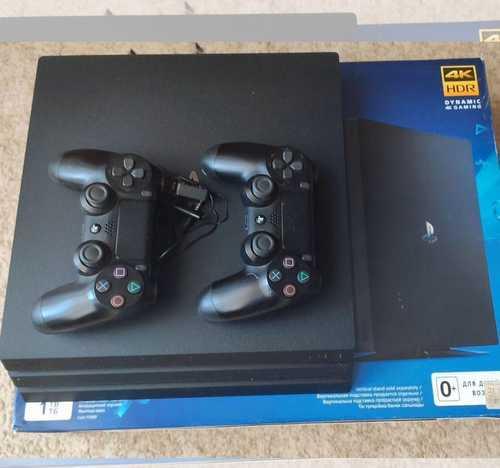 Sony playstation 4 pro 1tb 2 геймпада