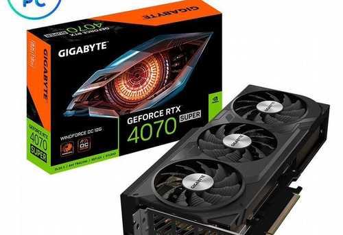 Видеокарта RTX4070 super 12Gb gigabyte windforce G