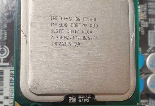 Процессор intel core 2 duo E7500