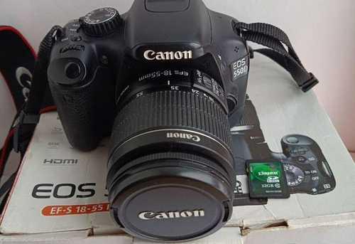Canon 550d kit 18-55mm пробег 21268 кадров