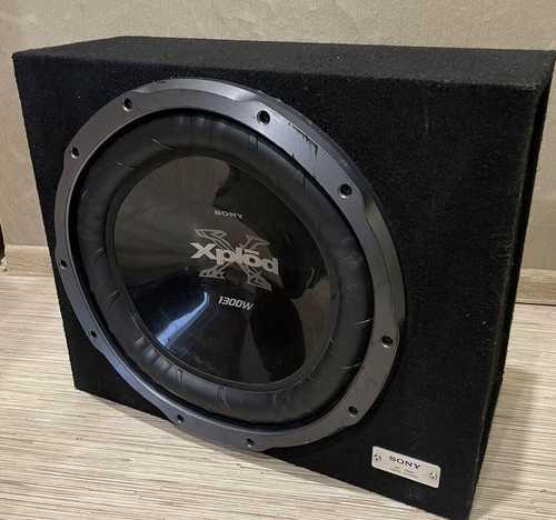 Сабвуфер Sony Xplod 1300w   Pioneer Gm-A3702