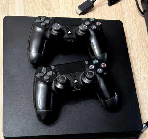 Sony playstation 4 slim 1tb 2 геймпада