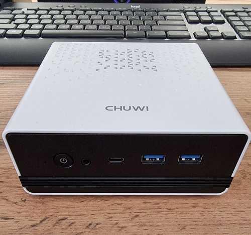 Мини пк chuwi UBox AMD 5 6600H/16гб/512/11 Pro