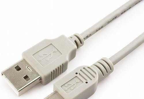 Кабель USB-miniusb 2.0 (папа-папа) 2м