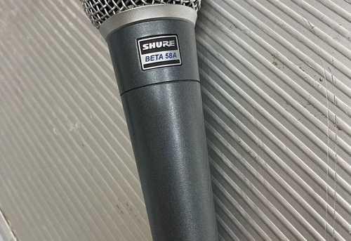Радиомикрофон проводной shure beta 58a