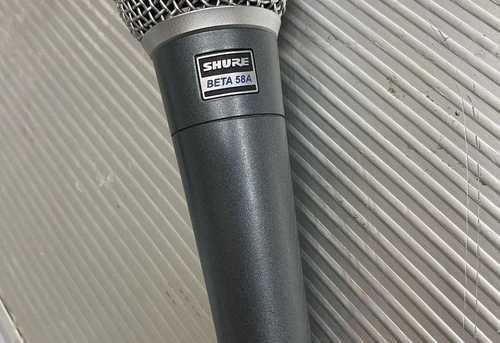 Радиомикрофон проводной shure beta 58a