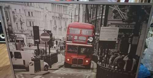 Картина постер IKEA Лондонский автобус
