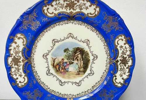 Антикварная тарелка Франция