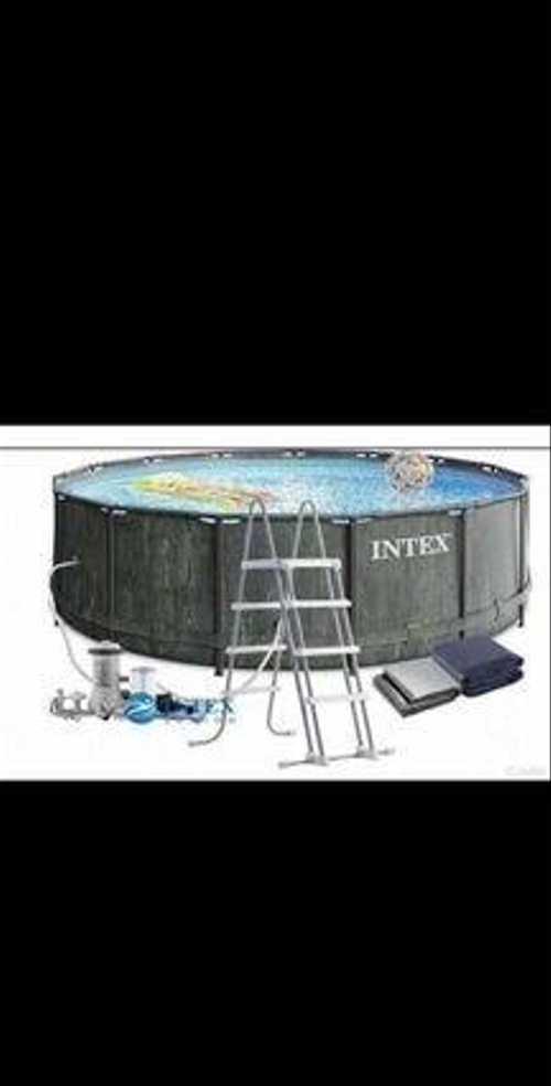 Каркасный бассейн intex ultra frame