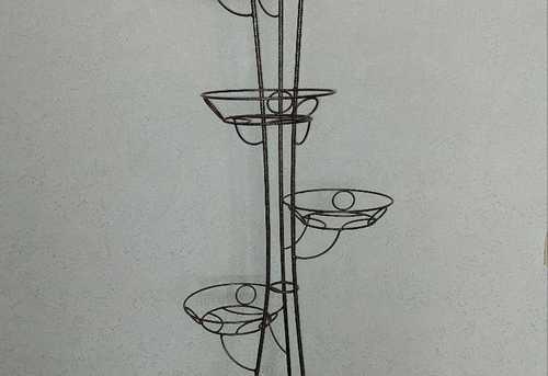 Подставка для цветов напольная металлическая