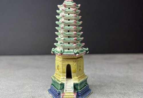 Фарфоровая статуэтка Пагода / Старый Китай