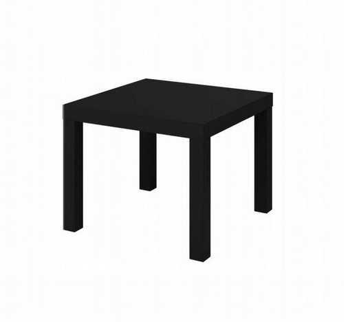 Журнальный столик IKEA квадратный черный