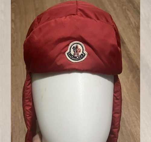 Детская шапка-ушанка Moncler, оригинал, 54 см