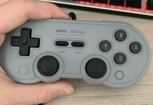 Геймпад 8bitdo sn30 pro gray